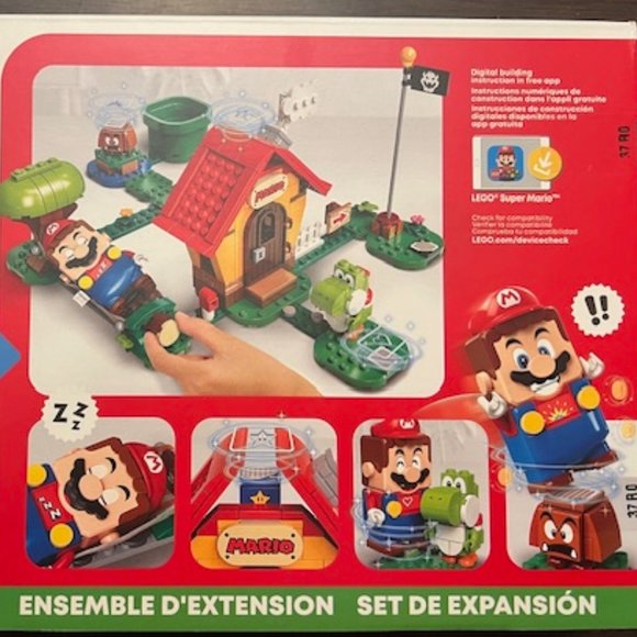 Lego | Toys | New Retired Lego Super Mario Marios House Yoshi Expansion ...